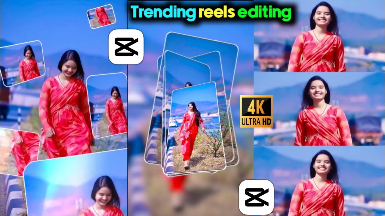 Trending Effect Reels Video Editing | Instagram Trending Walking Reels ...