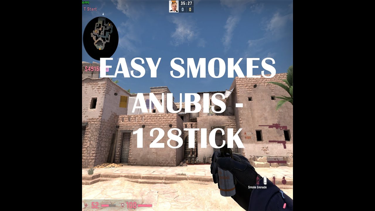 3 Quick 128-Tick Anubis Smokes - YouTube