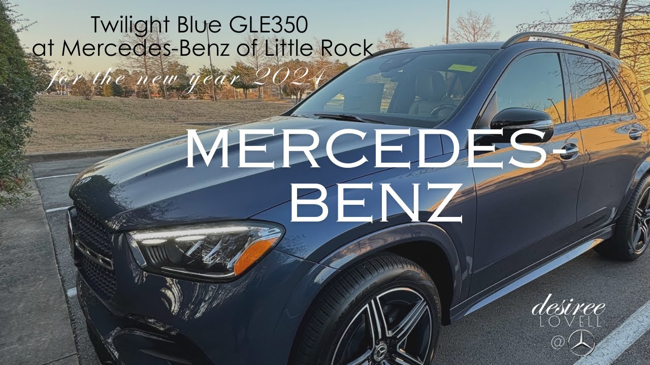 2024 Mercedes-Benz GLE 350 Twilight Blue(4k) - YouTube