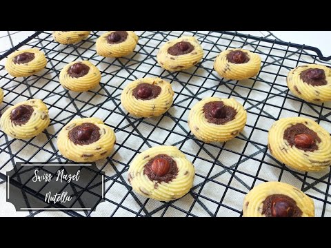 Swiss Tart Hazel Nutella Resepi / Swiss Tart Cookies Recipe - YouTube