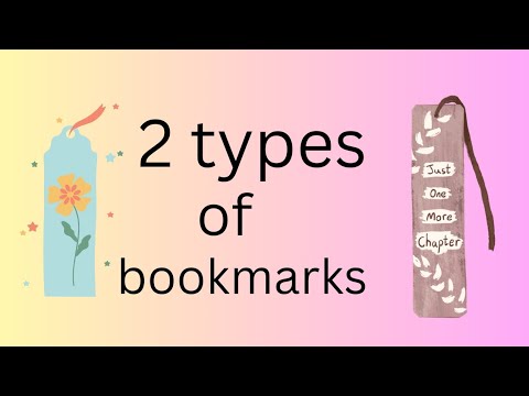 2 type of bookmarks - YouTube