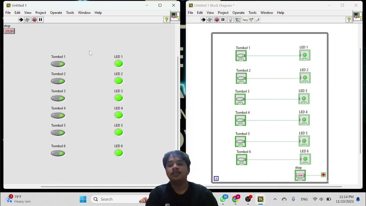 PRAKTIKUM IBK - PERTEMUAN 2 (PUSH BUTTON) - YouTube