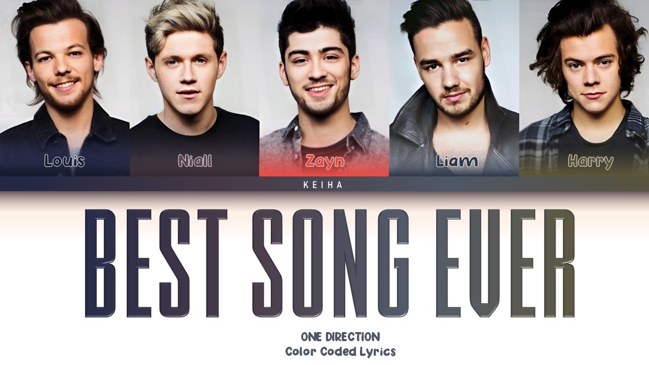 One Direction - 'Best Song Ever' [Color Coded Lyrics] by Keiha - YouTube