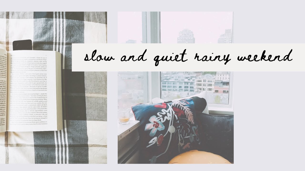 slow and quiet rainy weekend ☕️📖 - YouTube