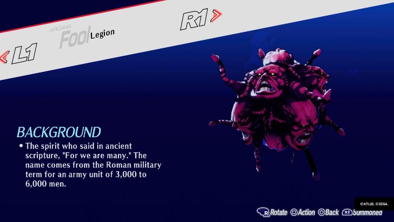Persona 3 Reload how to fuse legion - YouTube