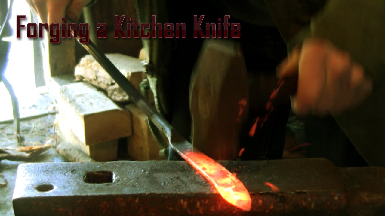 Forging a Kitchen Knife - YouTube