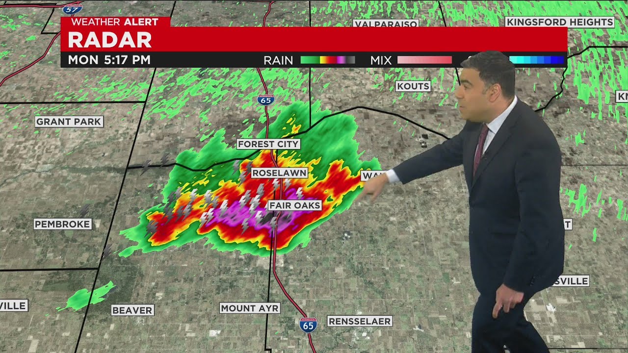 Chicago Weather Alert: Severe storms possible for south of I-80 - YouTube