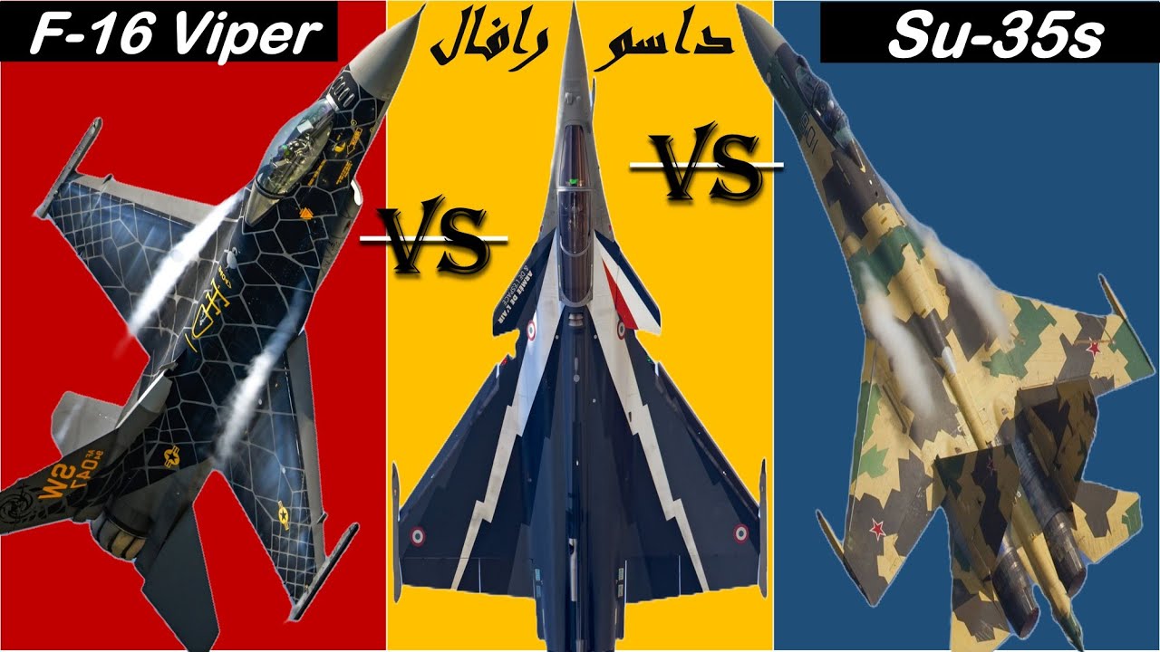 F-16 vs Rafale vs Su-35s - YouTube