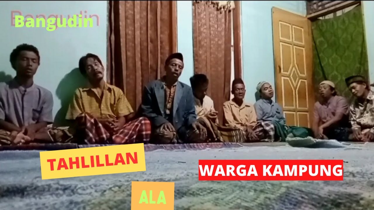 Tahlillan Ala Warga Kampung@BangUdin-79 - YouTube