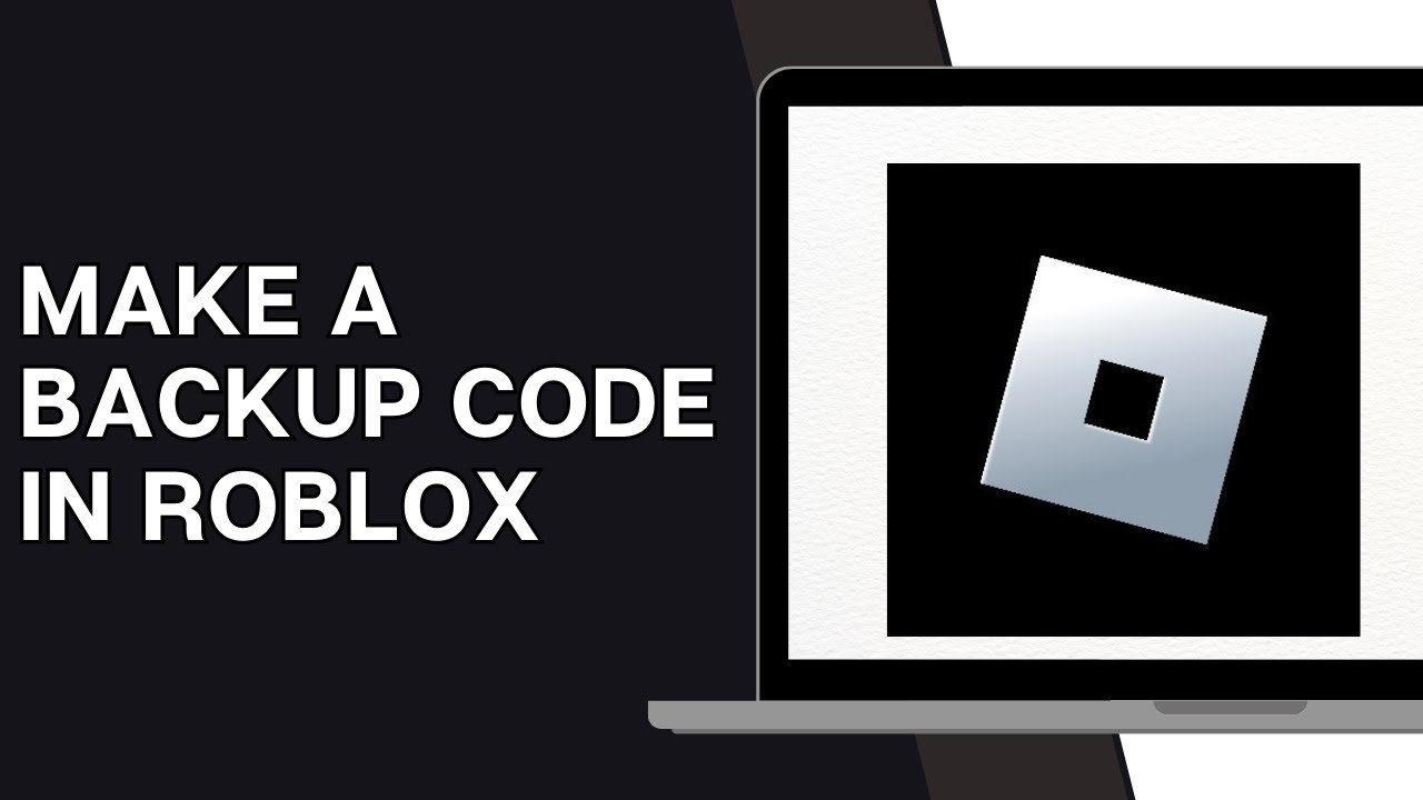 How To Make a Backup Code in Roblox EASY Tutorial! - YouTube