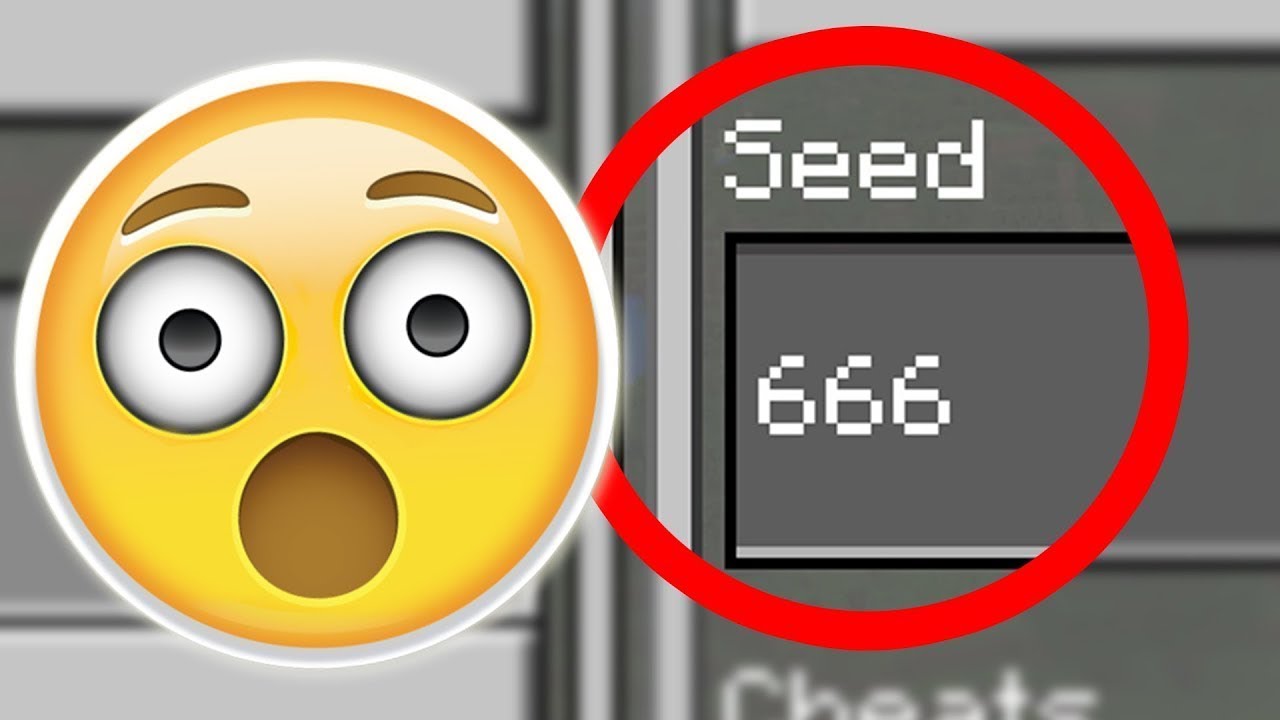Minecraft On the 666 Seed! scary - YouTube