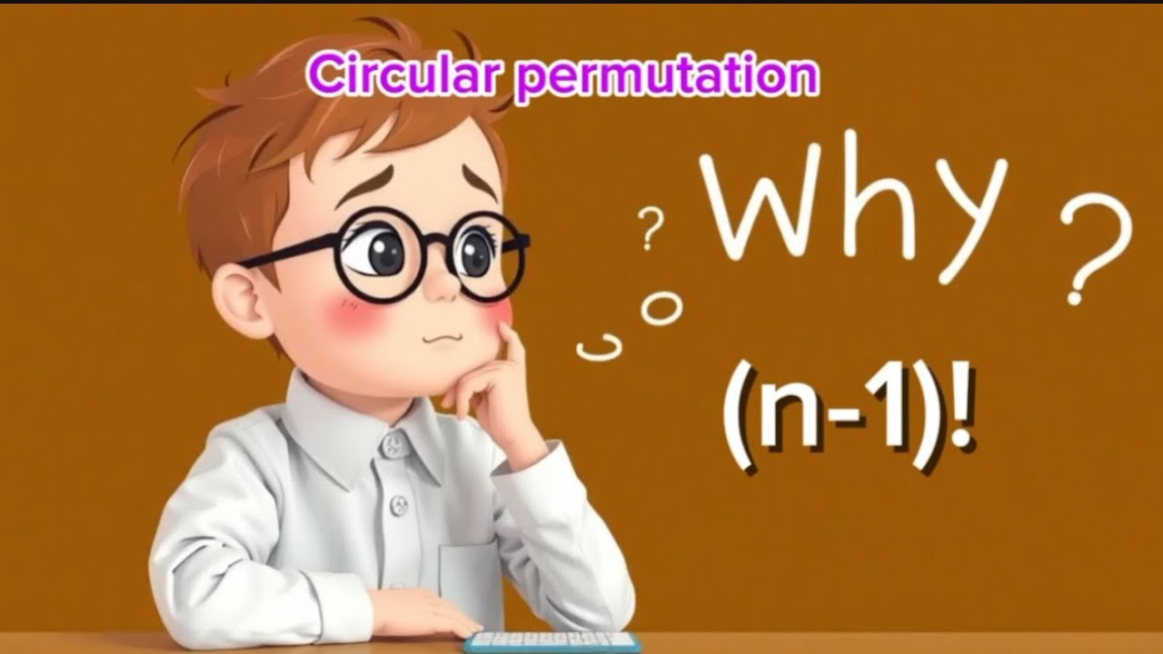 Why (n-1)! Instead of n! | Circular permutation 🤔 - YouTube