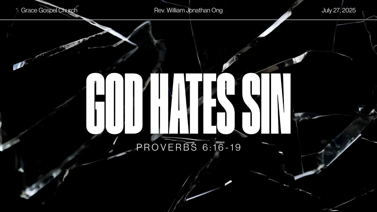God Hates Sin | July 27, 2025 - English Worship Service - YouTube