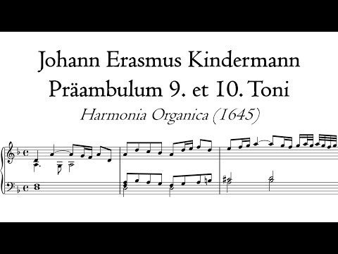 Kindermann - Praeambulum 9 & 10 toni - Stellwagen organ, Stralsund, Hauptwerk