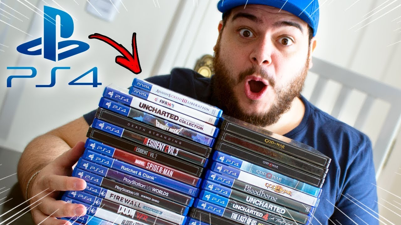 Minha COLEÇÃO de jogos de Playstation 4! - YouTube