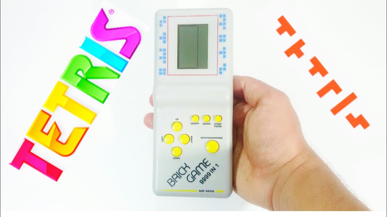 اصلاح و تجديد لعبة Tetris handheld brick game 9999 in 1 - YouTube