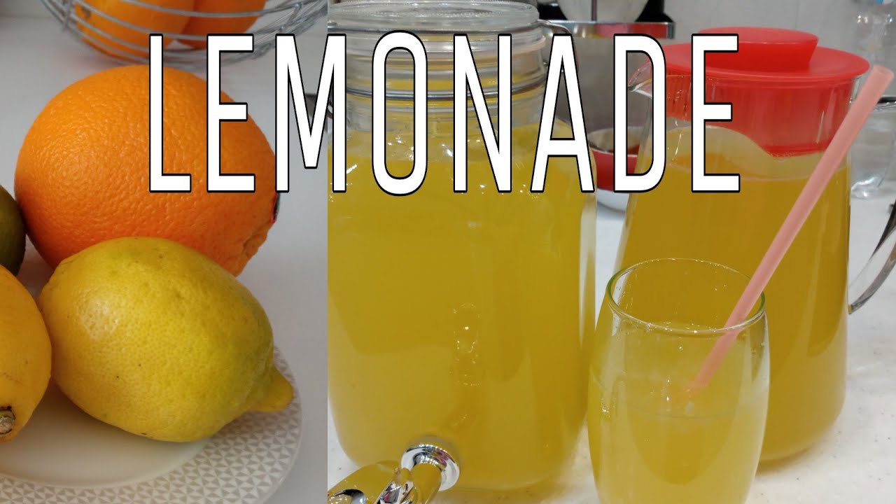 Lemonade Perfect drink for hot weather |Melichka fc - YouTube