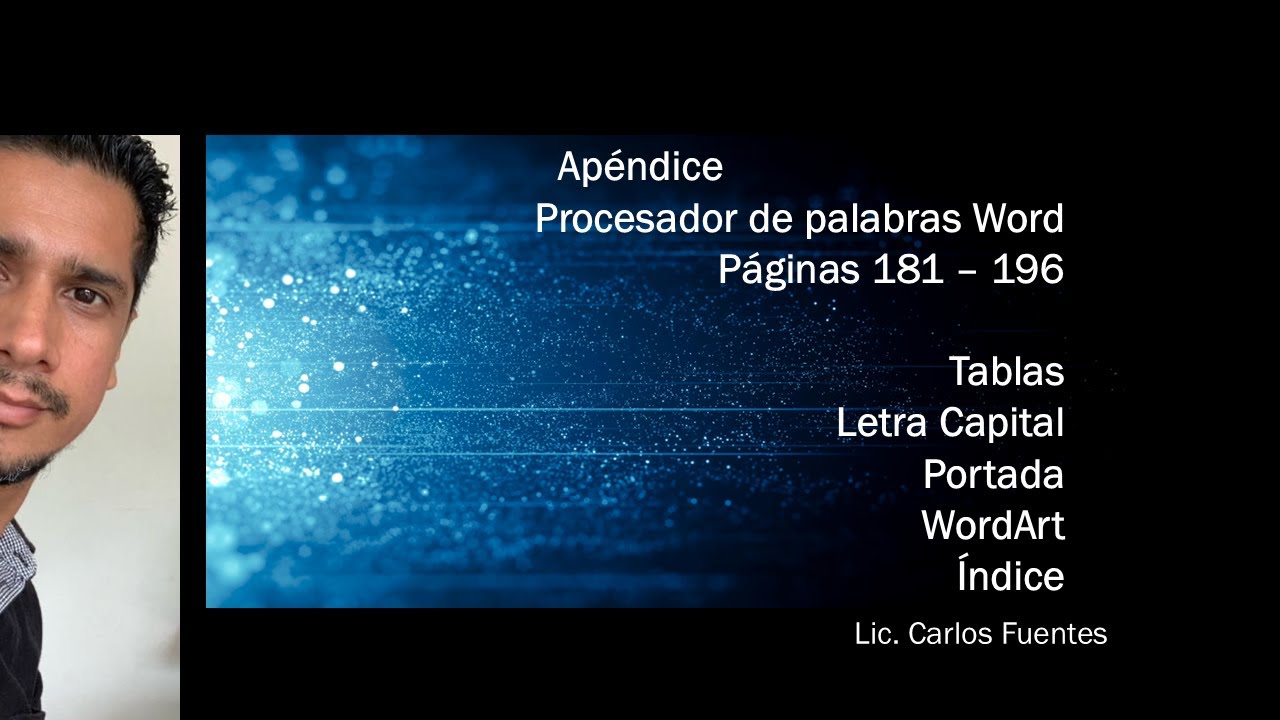 Portada, Letra Capital, Tablas, Índice - YouTube