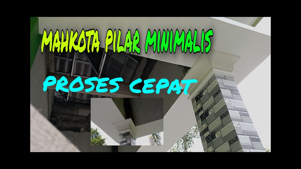Membuat Mahkota/kepala pilar minimalis dengan mudah dan cepat - YouTube