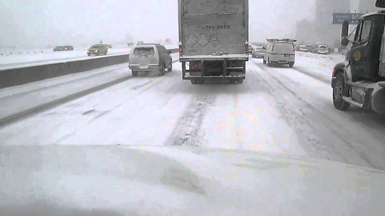 Crazy Winter Driving In Canada 2015 - YouTube