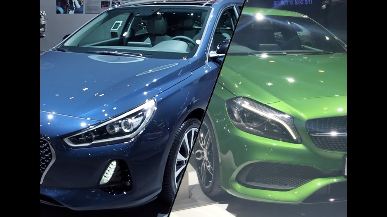 2017 Mercedes-Benz A Class vs. 2017 Hyundai i30 - YouTube