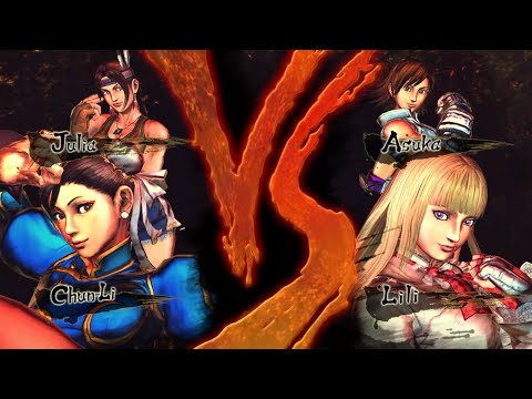 CHUN-LI & JULIA VS LILI & ASUKA (STREET FIGHTER X TEKKEN)