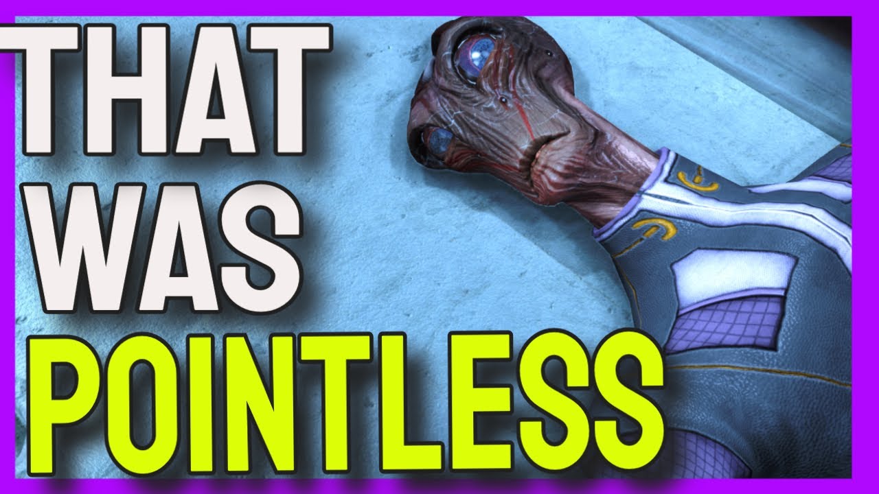 5 POINTLESS Choices in Mass Effect Trilogy - YouTube