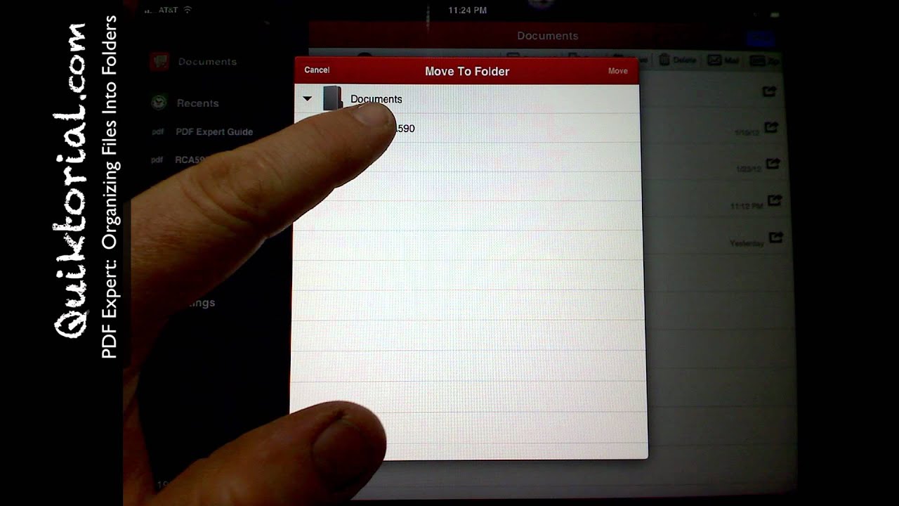 PDF Expert: Adding Folders and Organizing Documents - YouTube