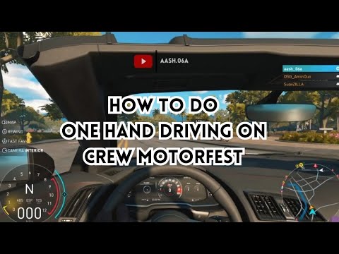 HOW TO DO ONE HAND DRIVING ON CREW MOTORFEST - YouTube