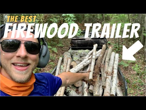 The BEST Firewood Trailer! - YouTube