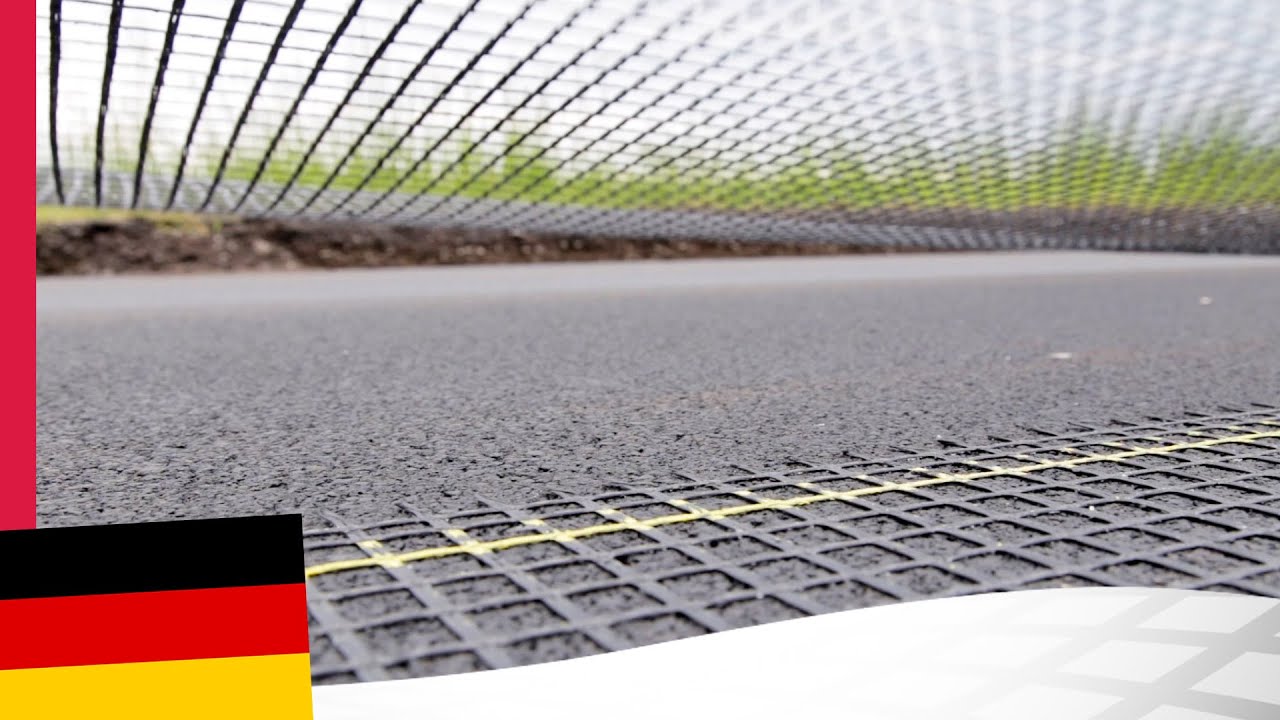 ADFORS GlasGrid ® Asphaltbewehrung - YouTube