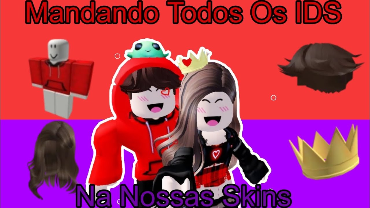 Mandando Todos Os IDS Na Nossas Skins No Roblox - YouTube