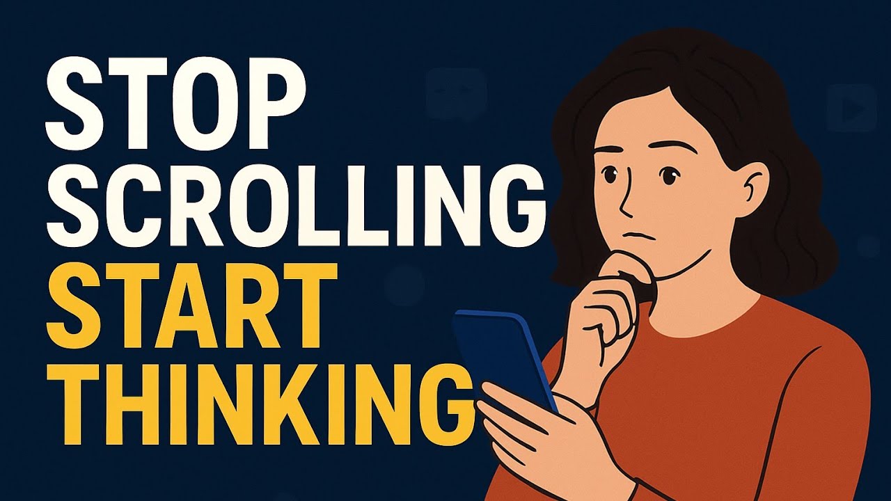 Stop Scrolling, Start Thinking | B1 Level English Podcasts - YouTube