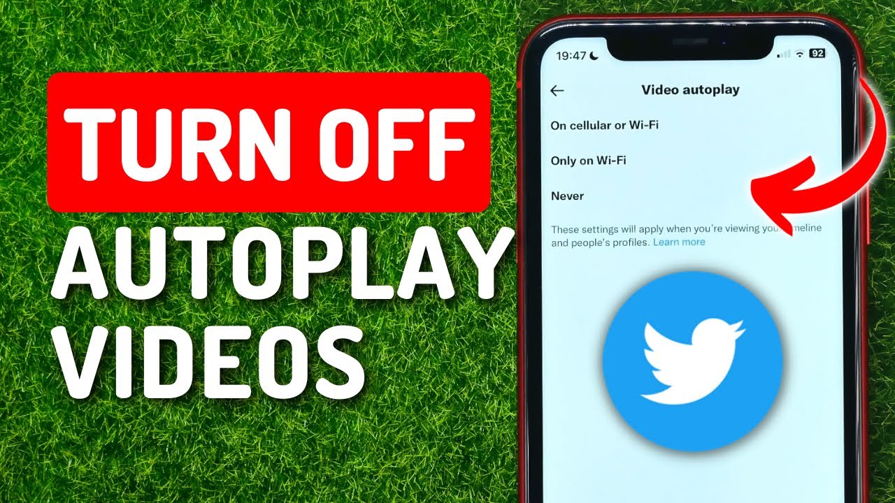How to Turn Off Autoplay Videos on Twitter - YouTube