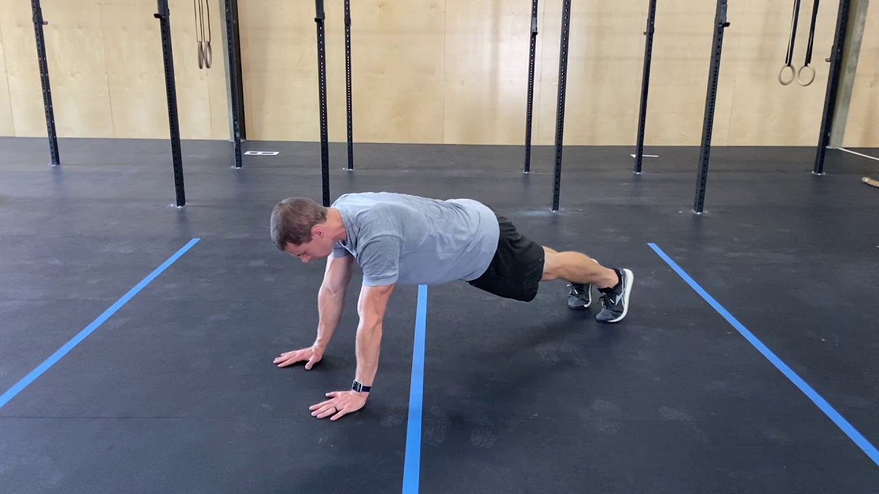 Staggered Push Ups - YouTube