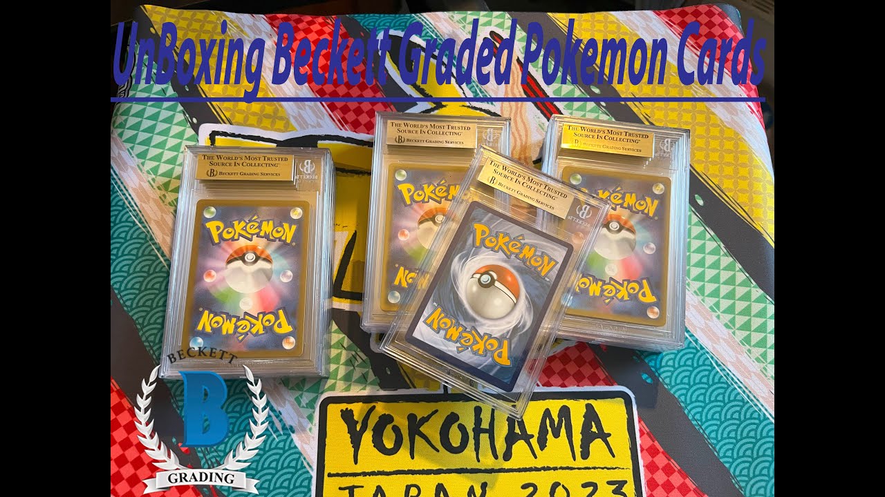 Unboxing Beckett Graded Pokemon Cards - YouTube
