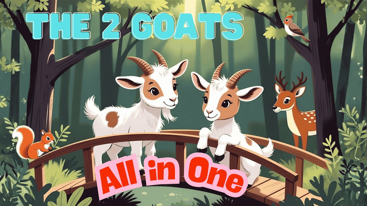 The Two Goats Story | Educational Video for Kids with Drawing & GK ...