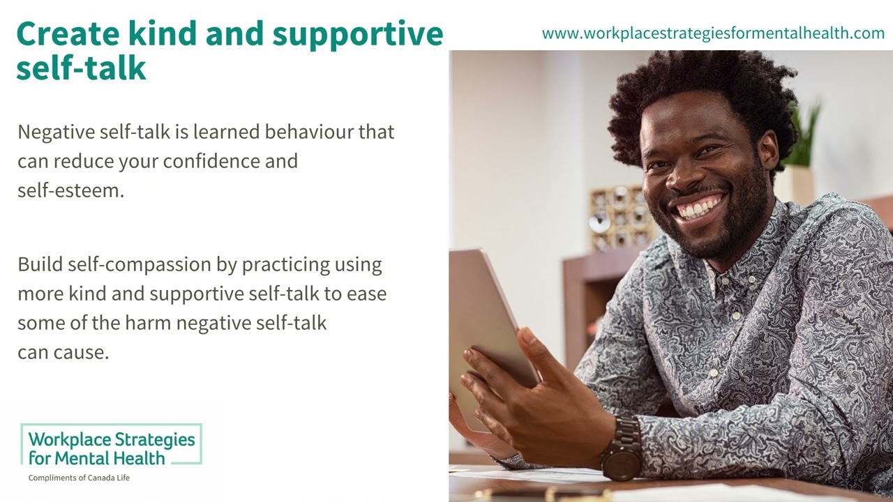 Create kind and supportive self talk - YouTube