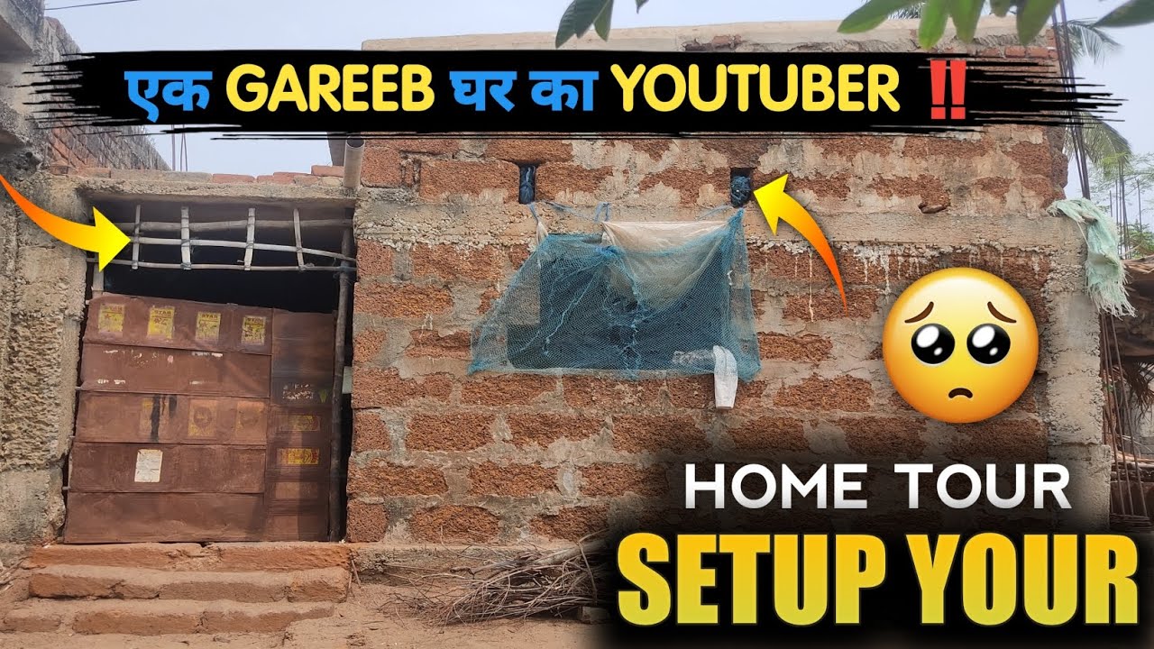 EK GAREEB YOUTUBER KA GHAR 😭 MY SWEET ROOM & SETUP TOUR 😍 - YouTube