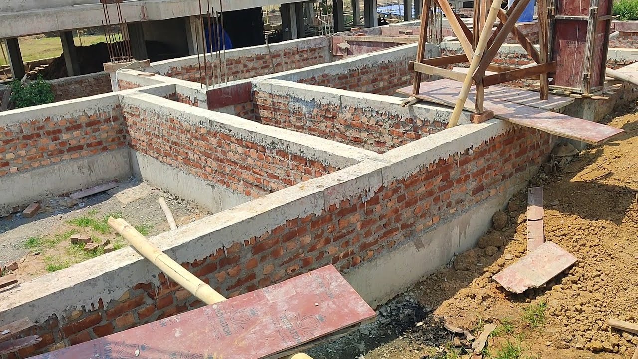 घर बनाओ तो ऐसे !ghar me mitti kitna inch bharna chahiye ! ground beam ...