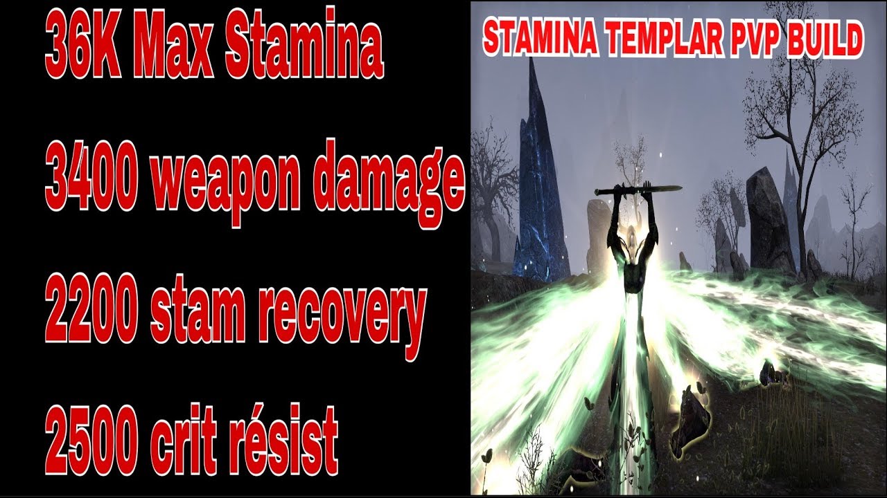[ FR ] ESO Stamplar Burst PvP Build - Dragon Bones - YouTube