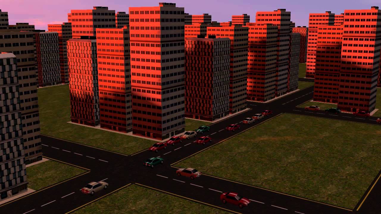 BGE Traffic Simulation 2 - YouTube