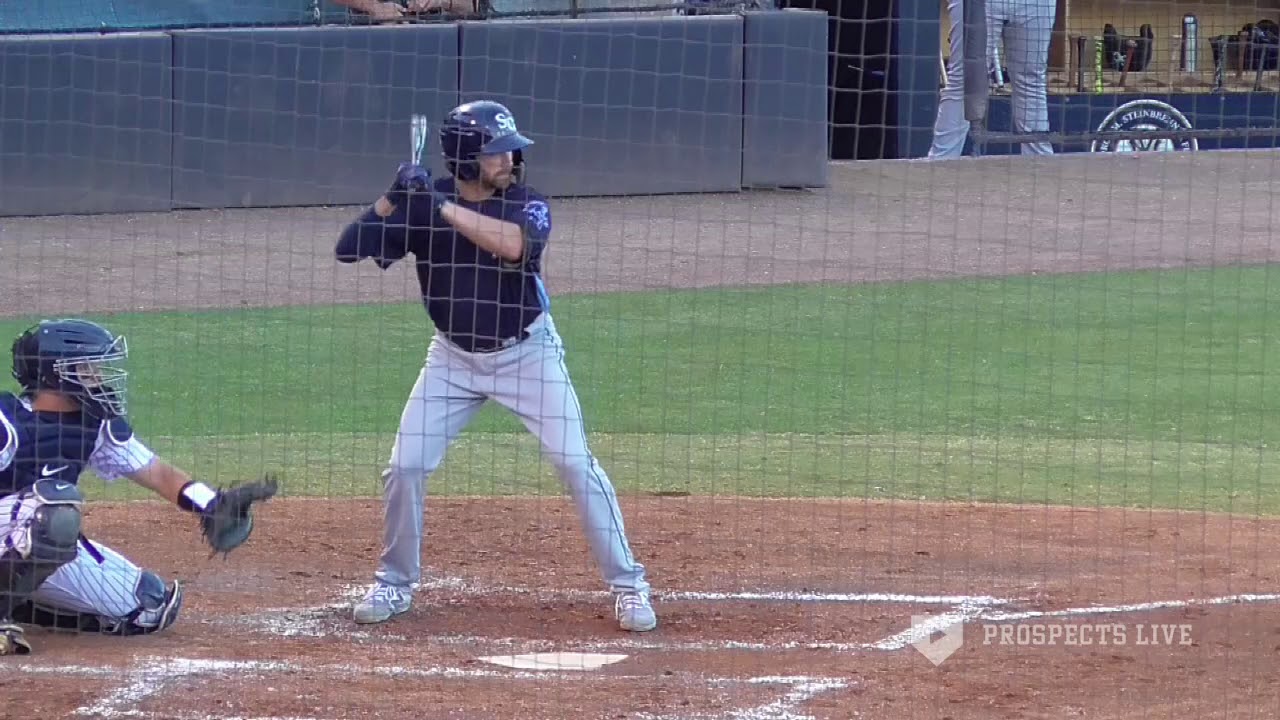 Zach Rutherford - 3B, Rays (Advanced-A) - (4-30-19) - YouTube