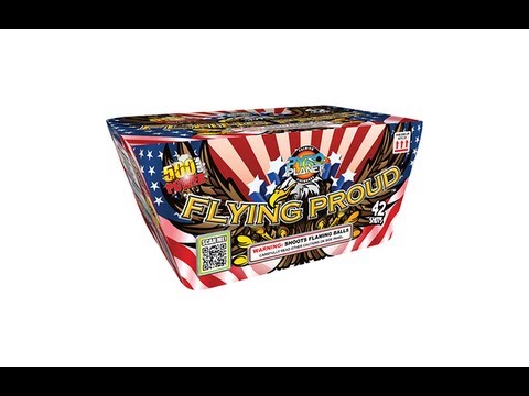 FLYING PROUD 42 SHOT - PYRO PLANET FIREWORKS - YouTube