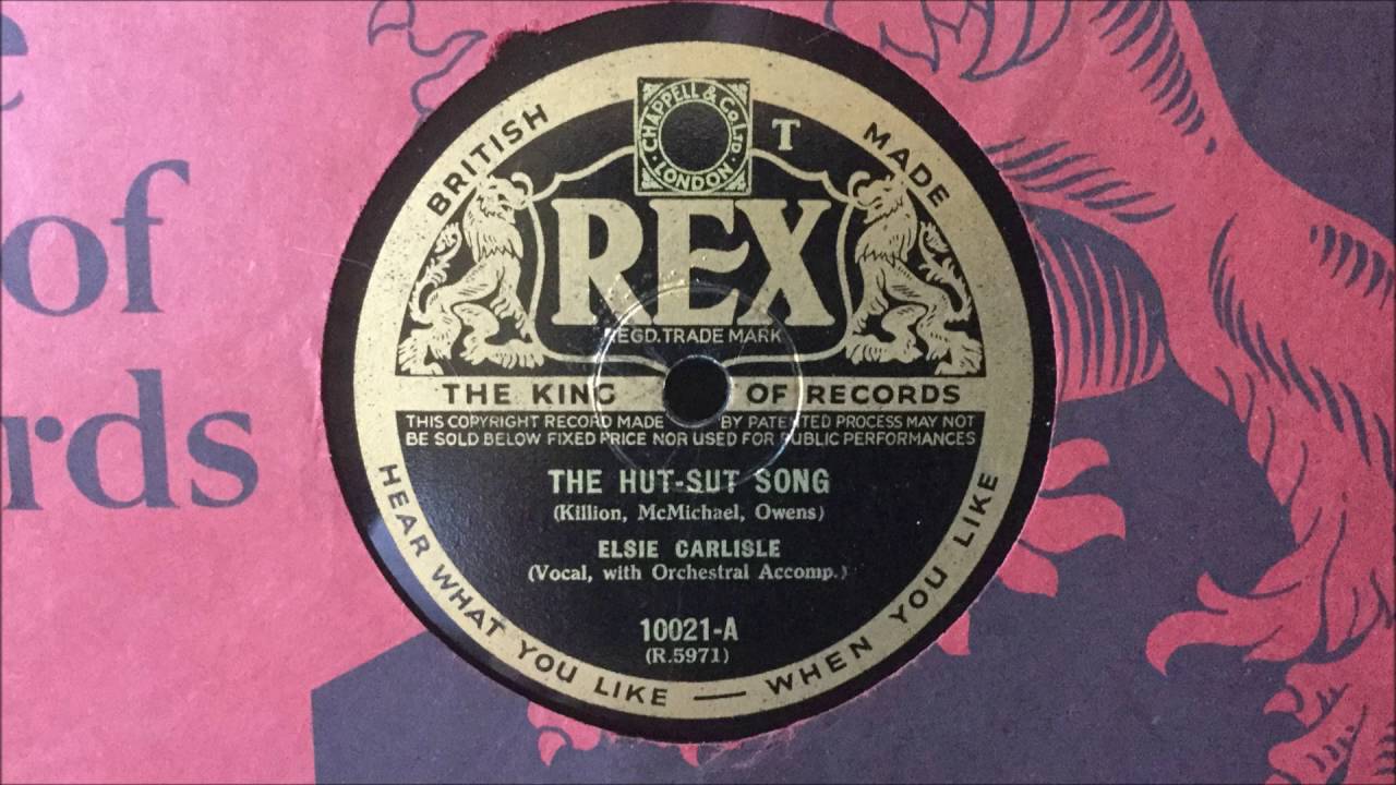 Elsie Carlisle - "The Hut-Sut Song" (1941) - YouTube