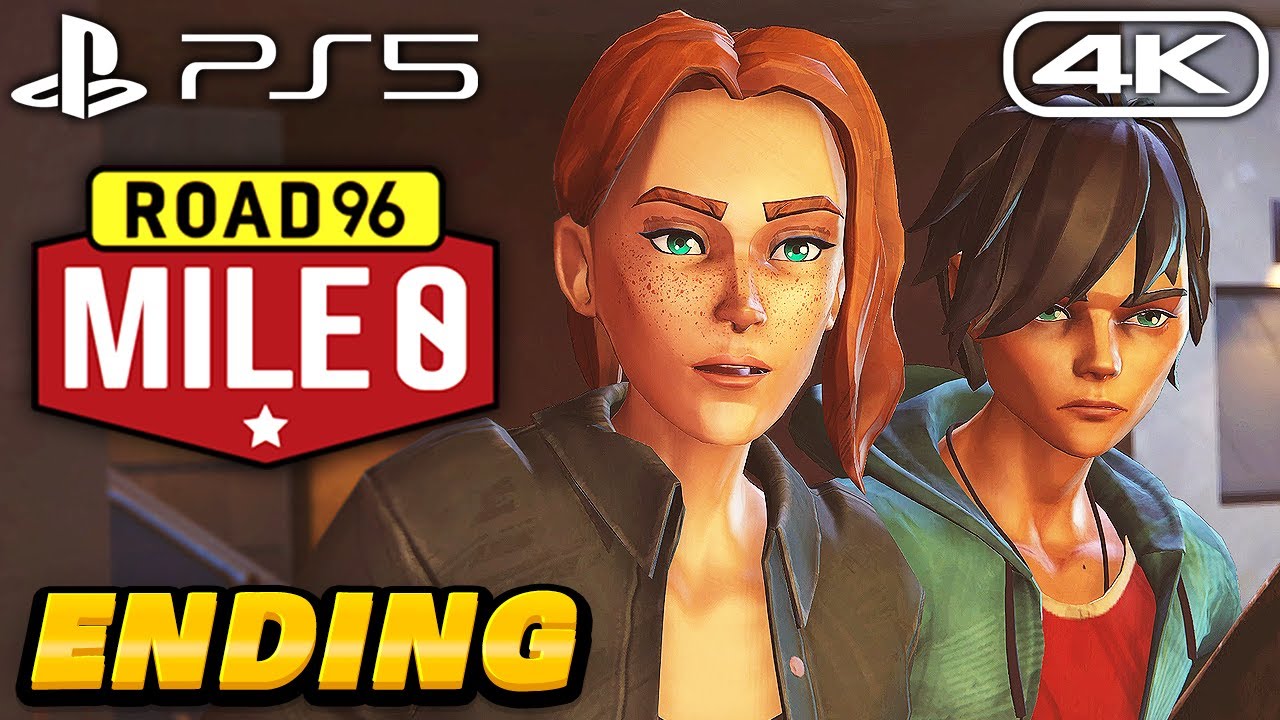 ROAD 96 MILE 0 Gameplay Walkthrough - ENDING - 4K 60FPS PS5 No ...
