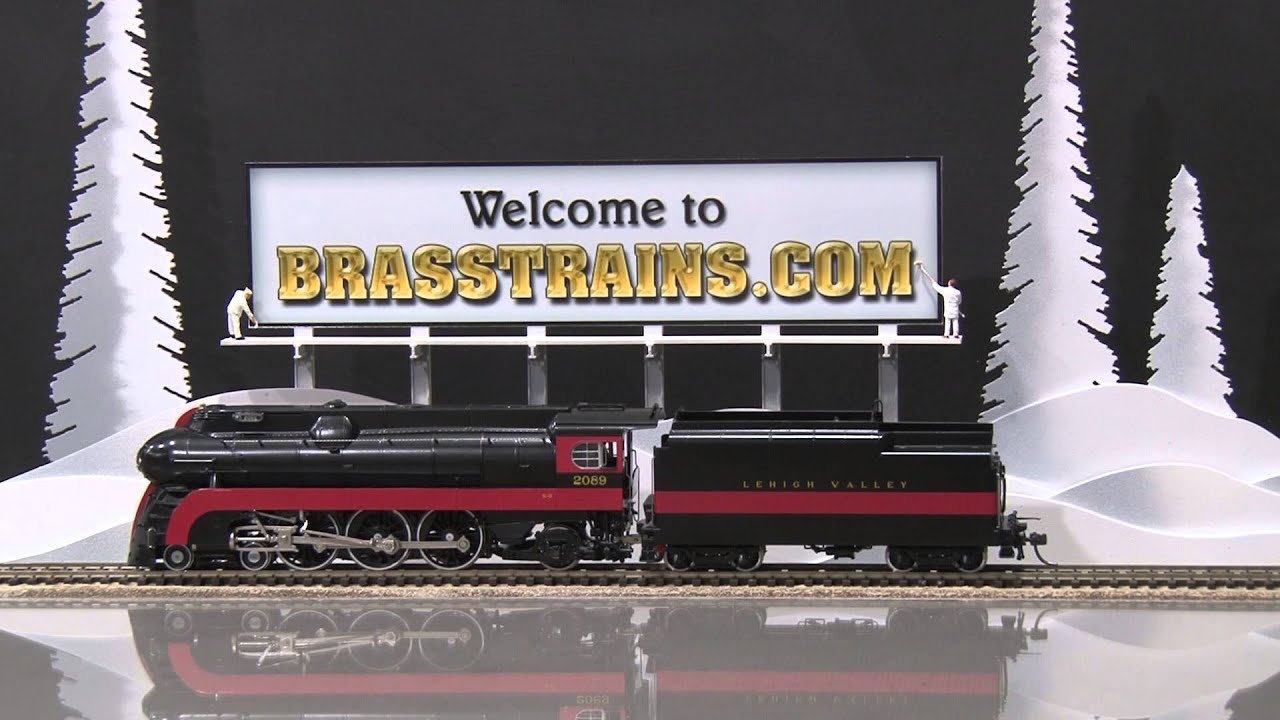 057996-HO Brass Model Train PSC Lehigh Valley 4-6-2 K-6b ex-The Black ...
