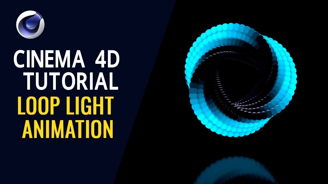 Loop Light Animation - Cinema 4D Tutorial - YouTube