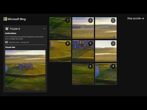 AI Solves Microsoft Bing Slide Puzzle (ASMR) - YouTube