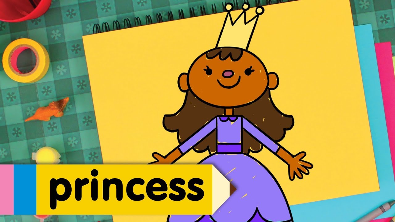 How to Draw a Princess | Super Simple Draw | Step By Step - YouTube